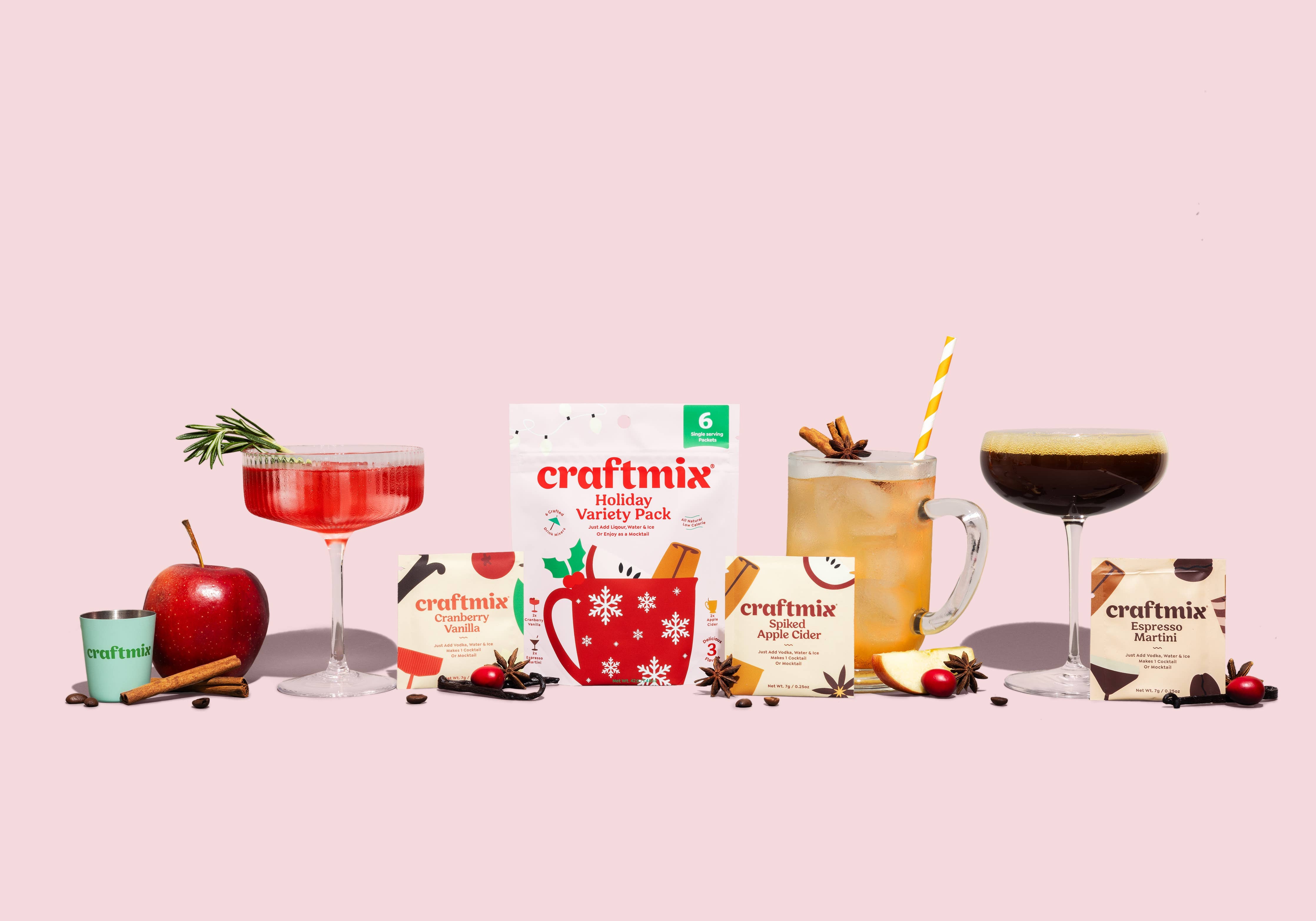 Seasonal Variety Pack Cocktail Mixers - 6 Servings Multipack – The ...